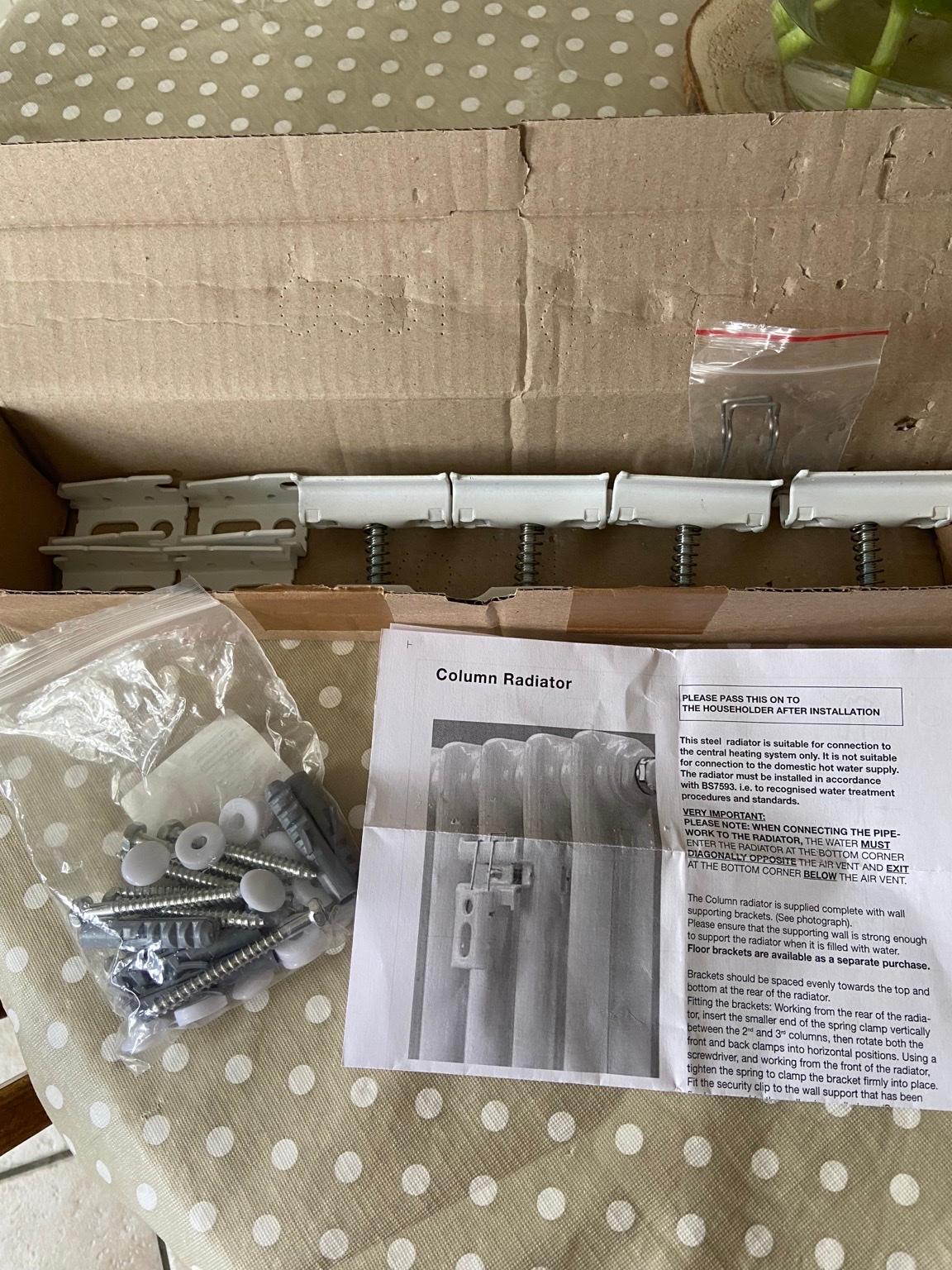 Traditional radiator mounting brackets in Frindsbury for £10.00 for ...