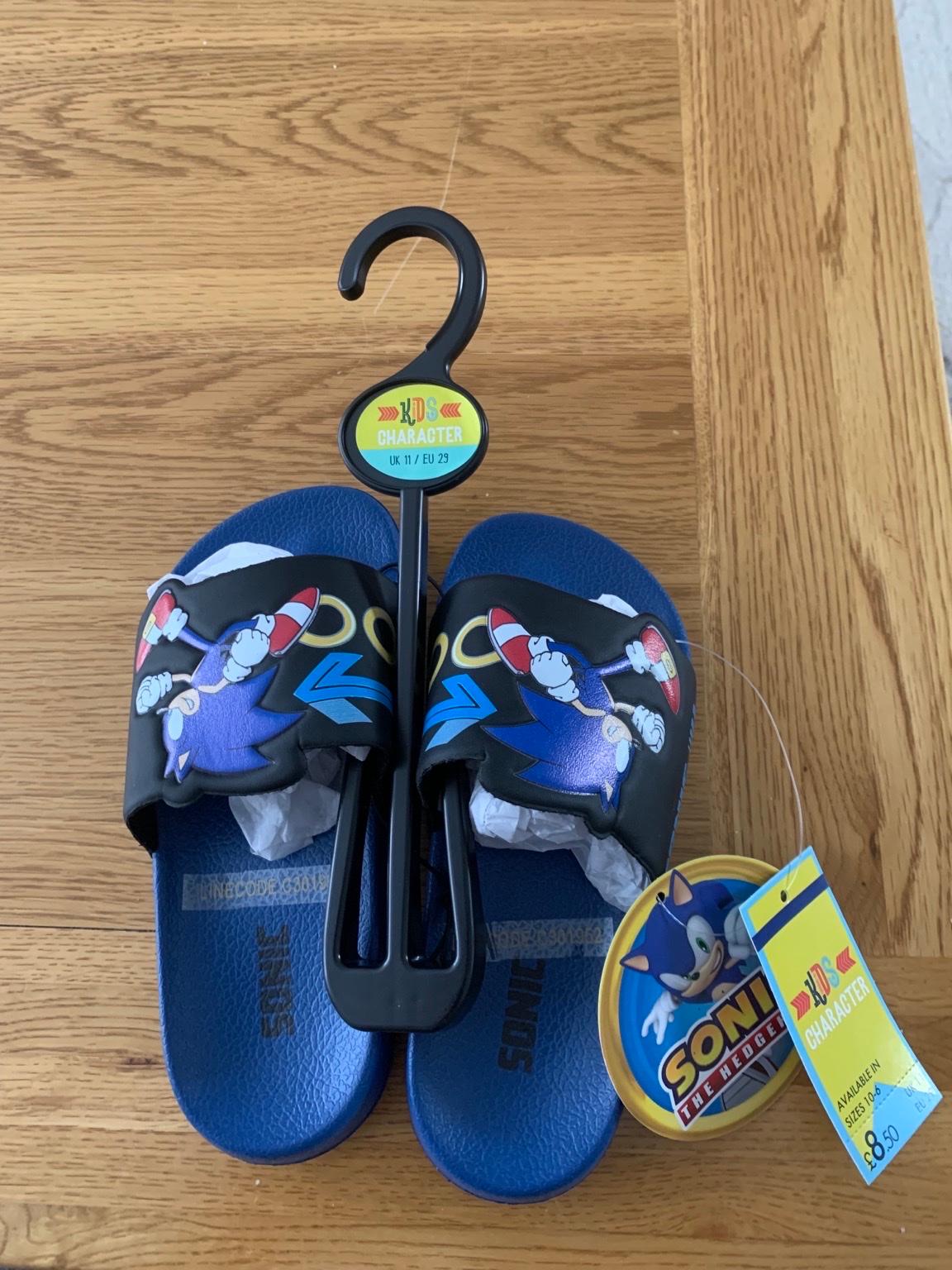 Boys brand new sonic the hedgehog flip flops in NP11 Risca for £6.00 ...