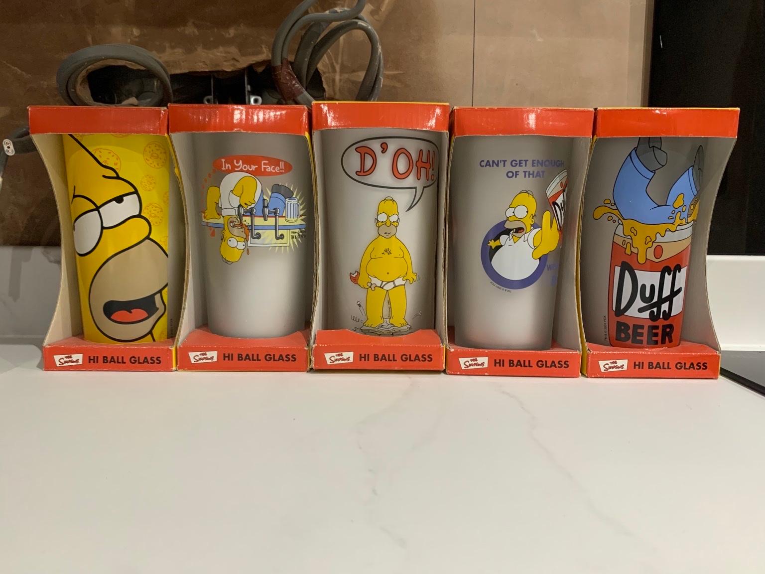 Simpson’s collectible pint glasses in SR7 Seaham for £25.00 for sale ...