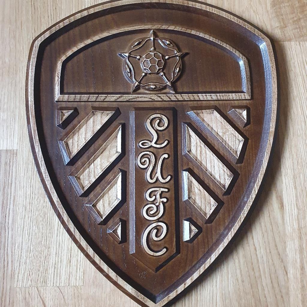 Leeds United FC Wood Carving Crest Logo in SE5 Southwark for £45.00 for ...