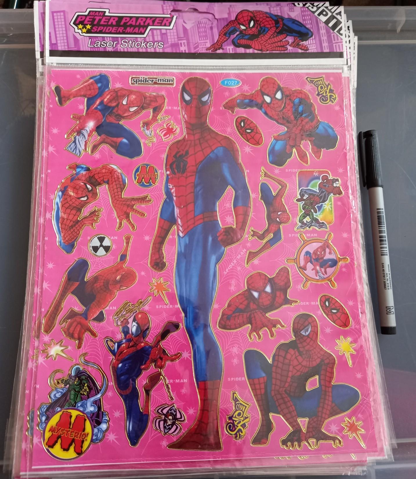 spiderman stickers. new in B69 Sandwell für 1,00 £ zum Verkauf | Shpock DE