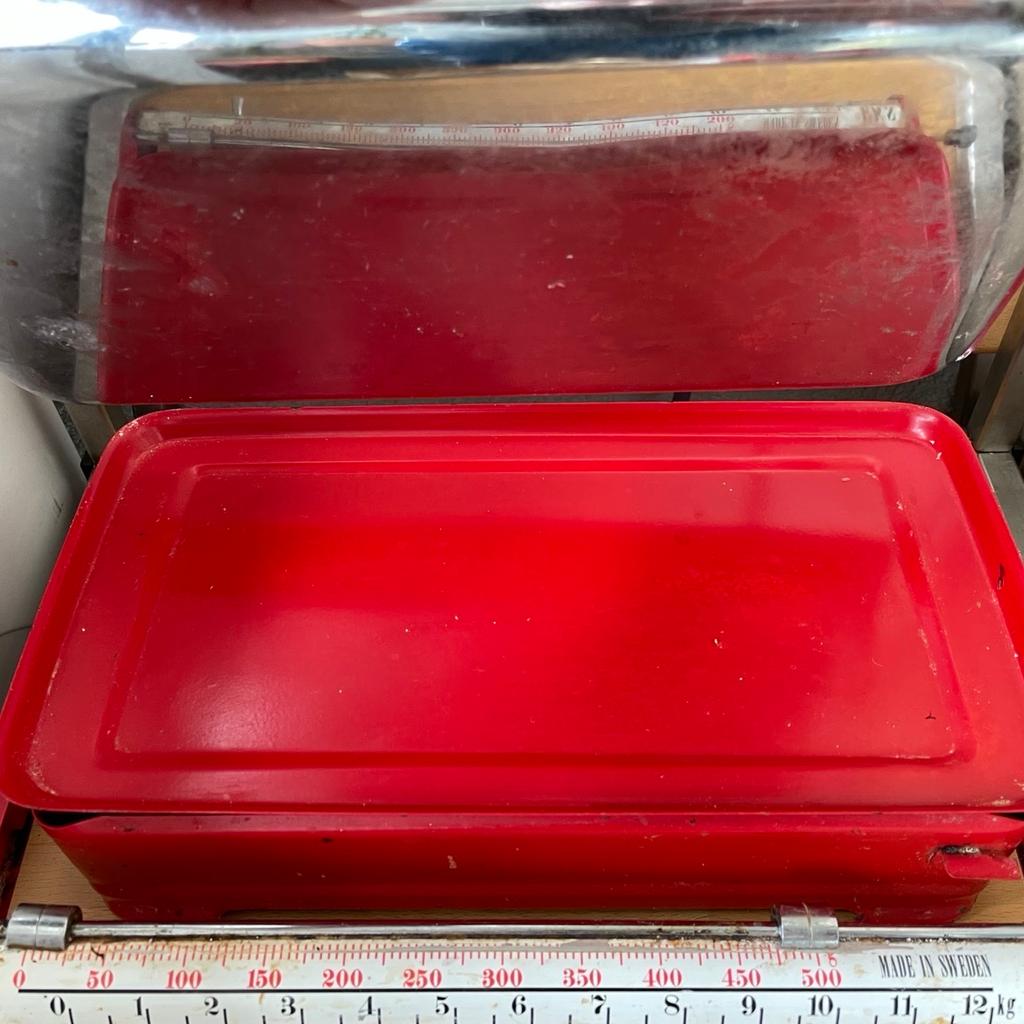 Küchenwaage alt Deko EKS rot Retro in 4850 Timelkam for €20.00 for sale ...