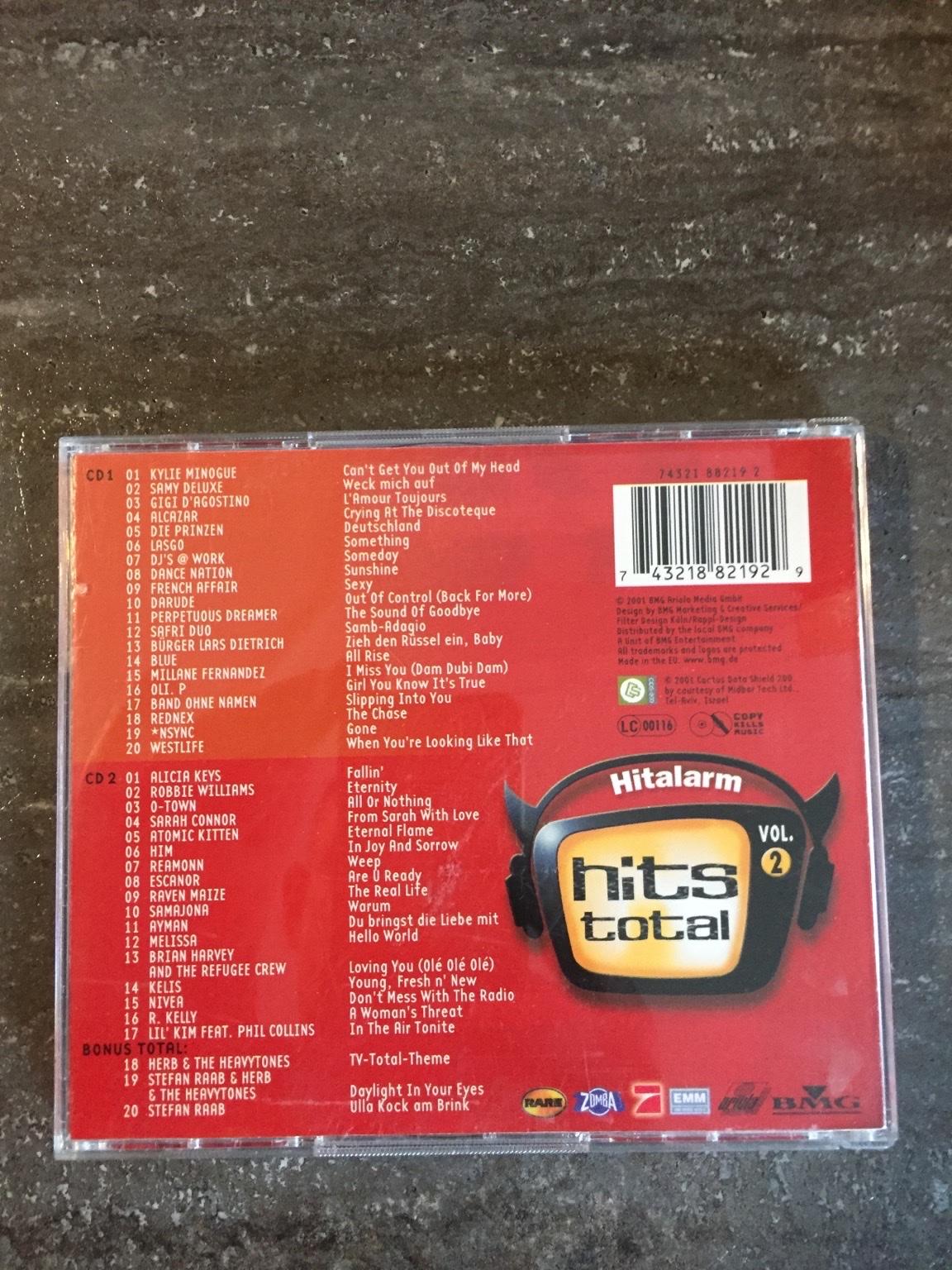 Hits Total Vol. 2 , 2 CD‘s in 39418 Staßfurt für 3,99 € zum Verkauf ...
