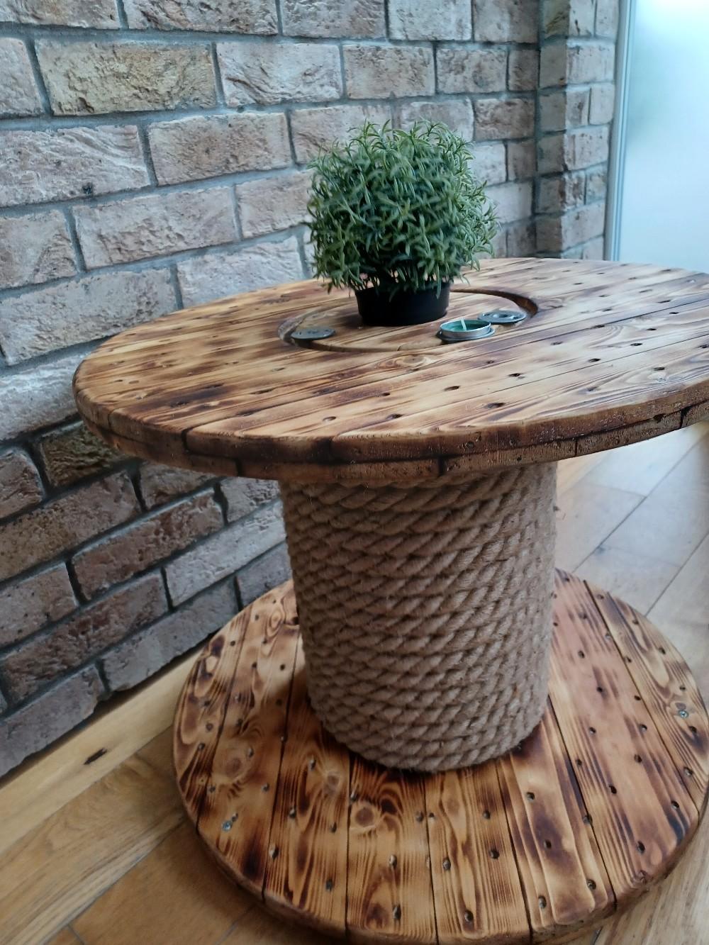 Bespoke Rustic Reclaimed Cable Drum table in South Staffordshire for £ ...