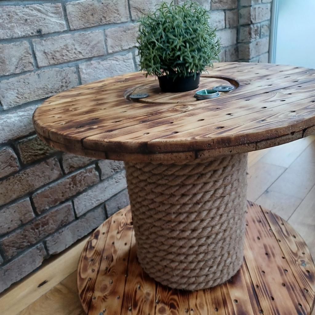 Bespoke Rustic Reclaimed Cable Drum table in South Staffordshire for £ ...