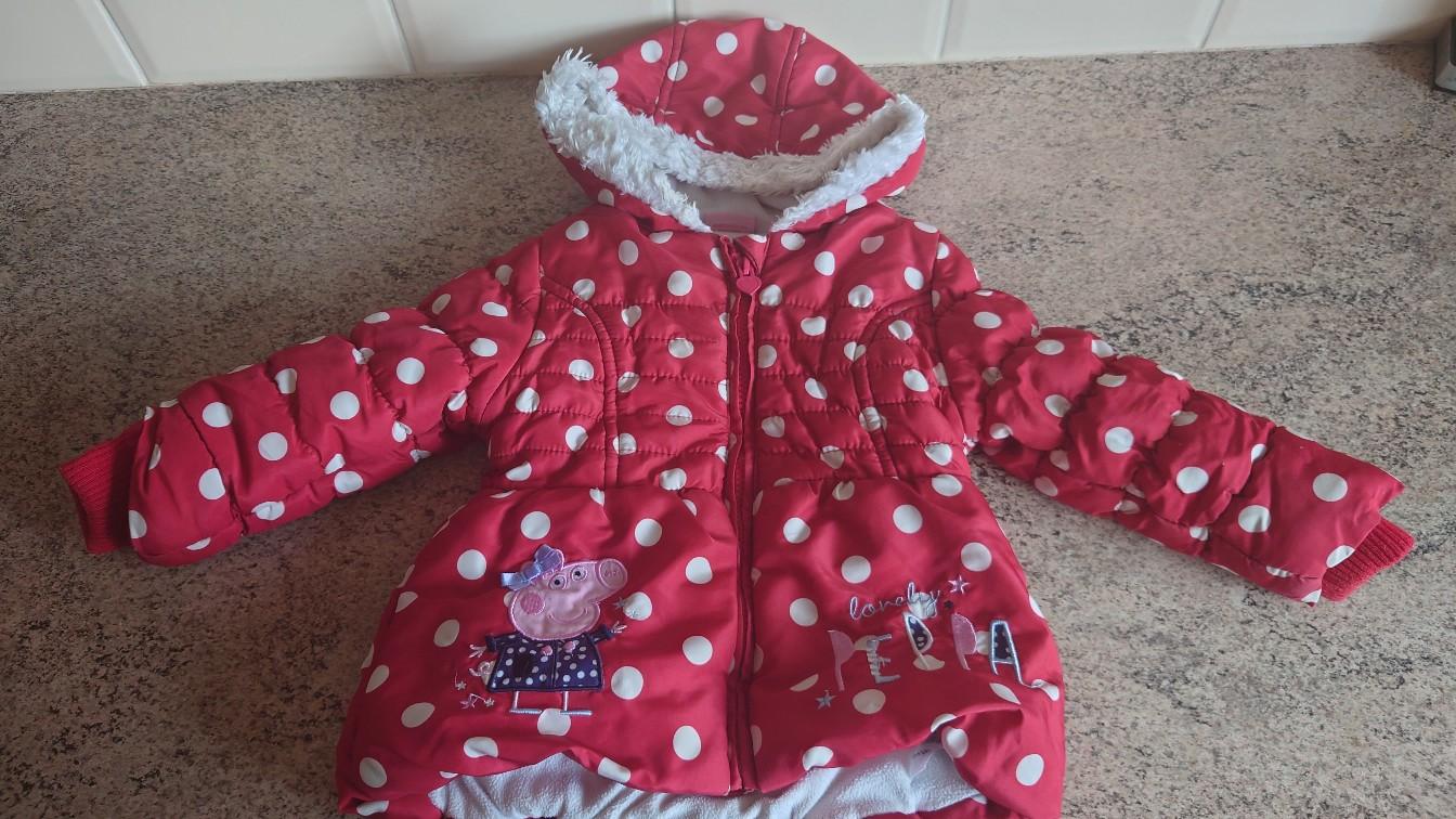 Peppa pig winter coat 1- 1.5years in WS11 Chase for £5.00 for sale | Shpock