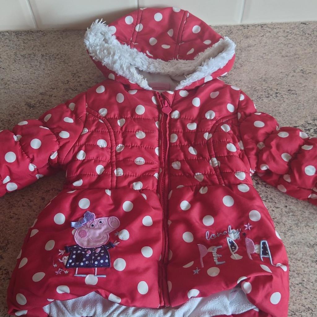 Peppa pig winter coat 1- 1.5years in WS11 Chase for £5.00 for sale | Shpock