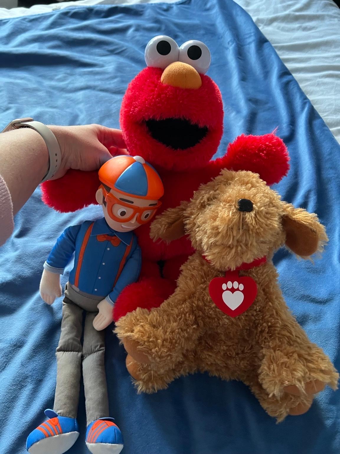 Elmo, Blippi and Waffle the Dog in B37 Solihull for £10.00 for sale ...
