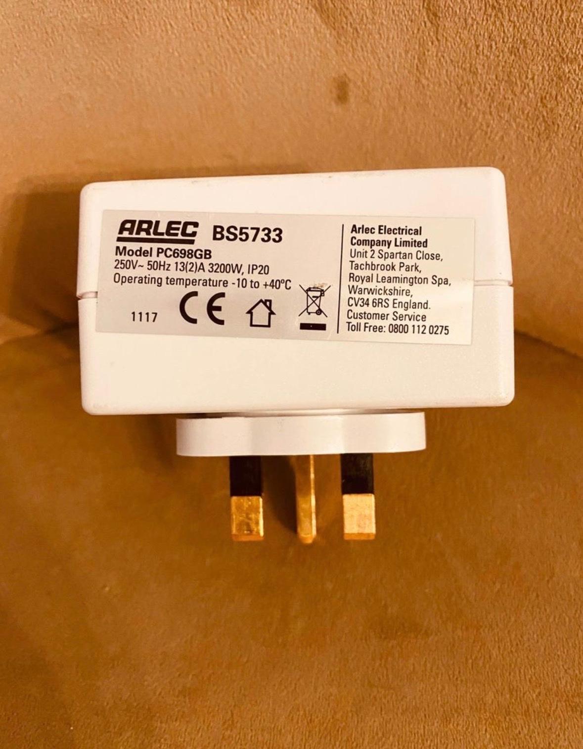 Arlec Digital Timer Plug Switch Programmable in PO13 Gosport für £ 7,00 ...