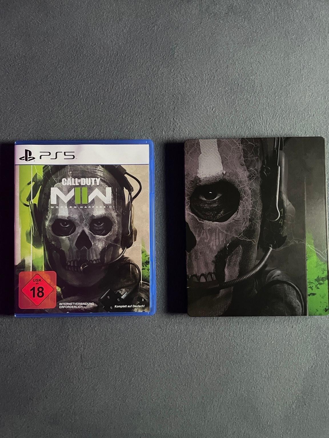 CoD Modern Warfare 2 + MW2 Steelbook / PS5 in 61267 Neu-Anspach für 40 ...