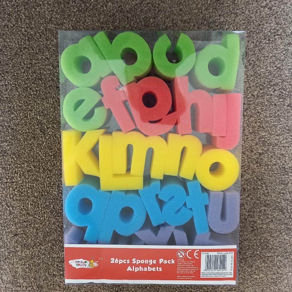 Sponge Alphabet Letters in B69 Sandwell für 4,00 £ zum Verkauf | Shpock DE