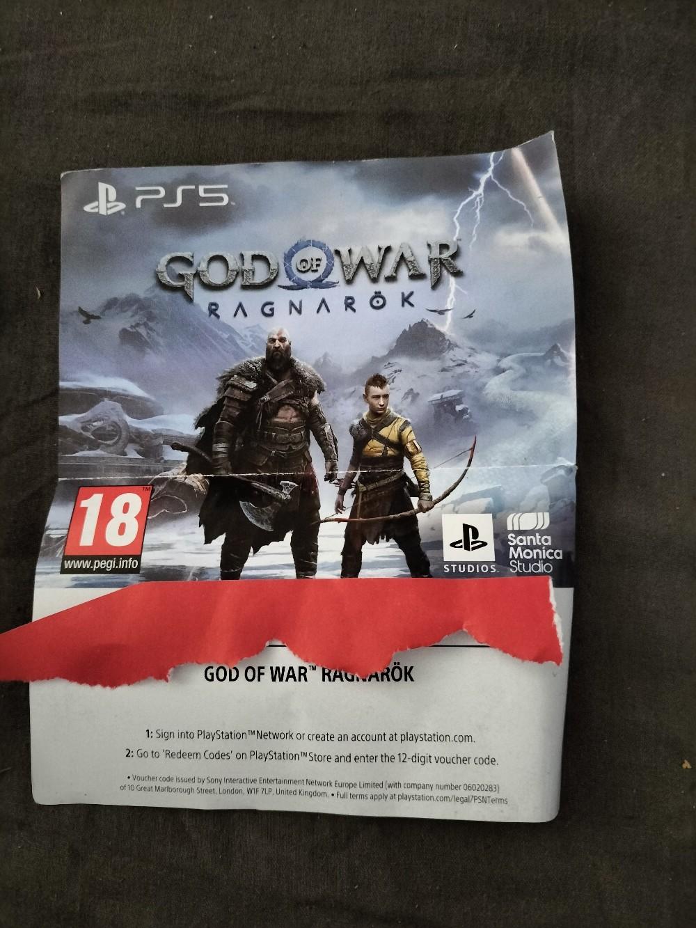 PS5 God of war Ragnarok code in Dacorum für £ 15,00 zum Verkauf | Shpock AT