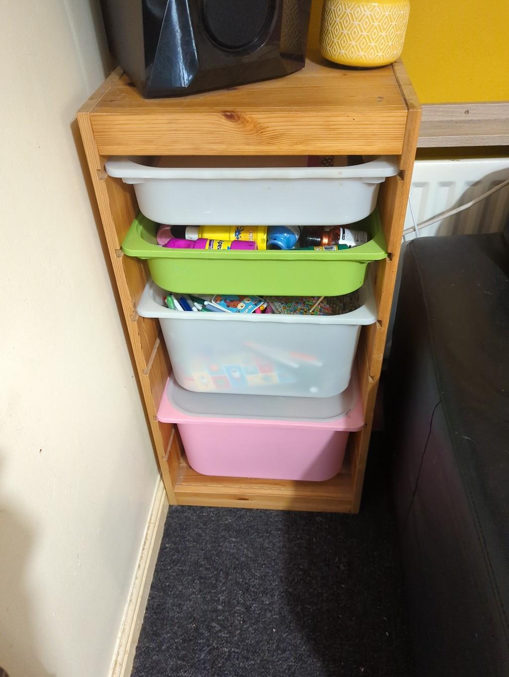 pine Trofast IKEA unit with drawers in NG19 Woodhouse für gratis zum ...