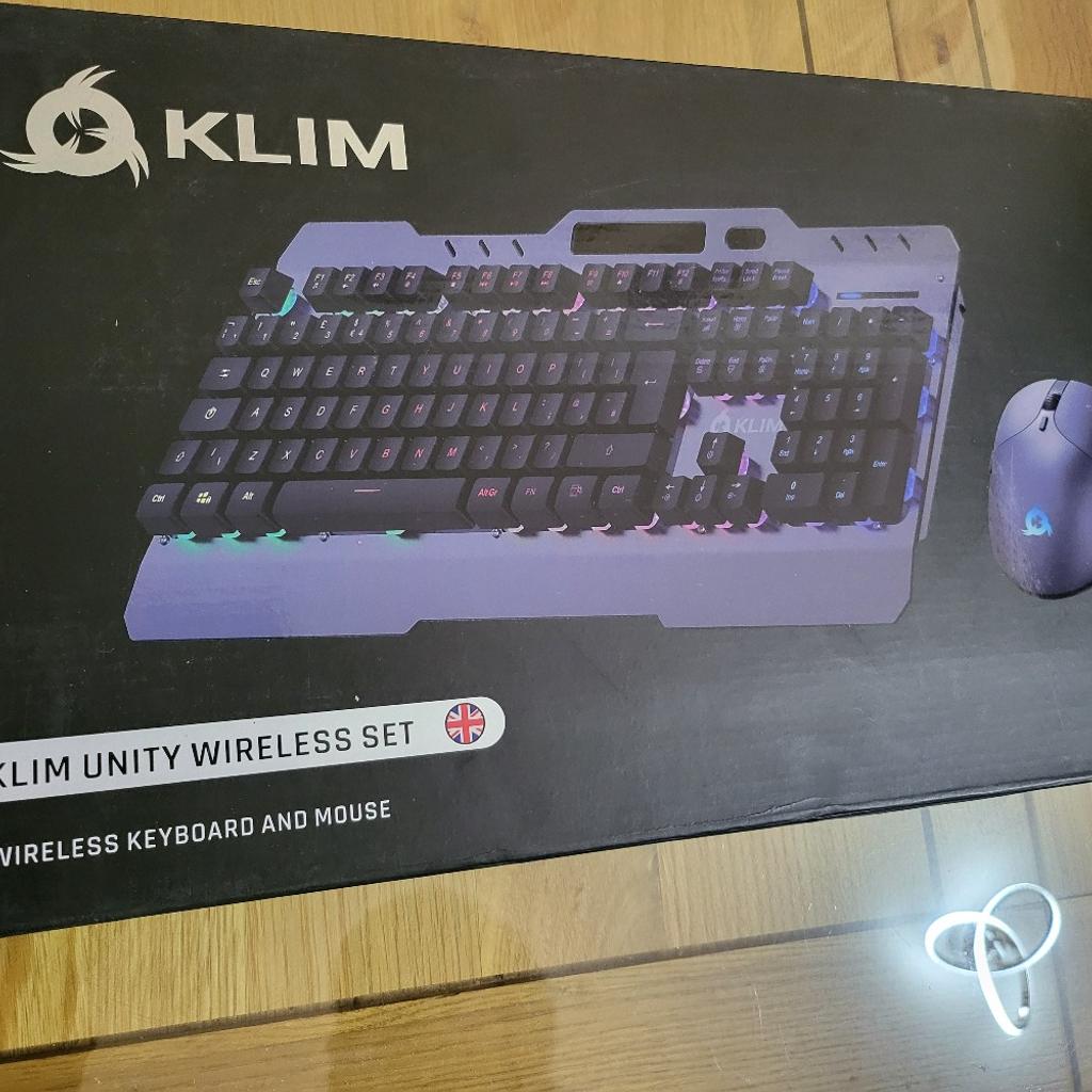 KLIM Unity Wireless Keyboard and Mouse Set - in OL12 Rochdale for £33. ...