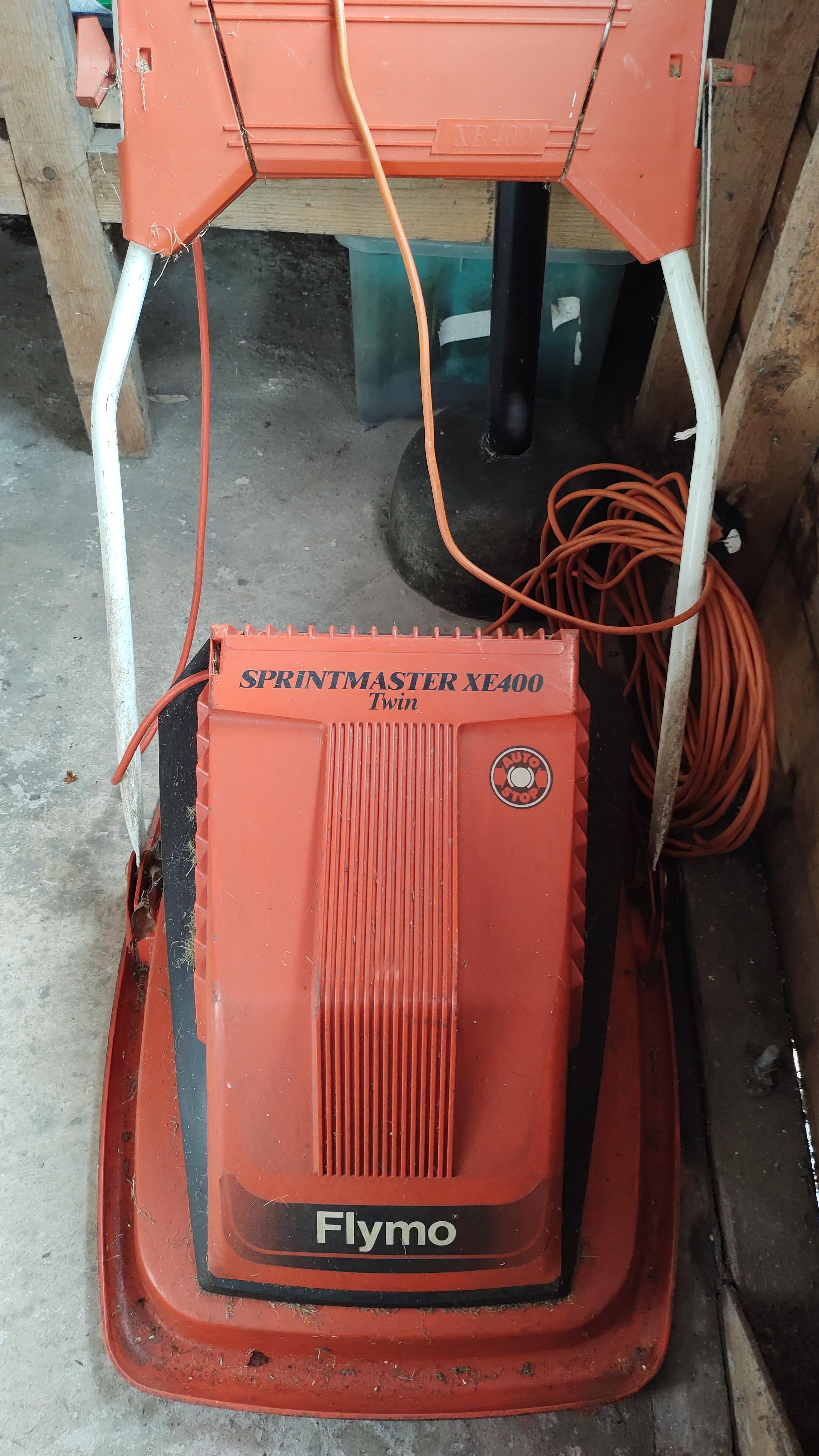 Flymo Lawn Mower with Grass Box in ST15 Stone for £25.00 for sale | Shpock