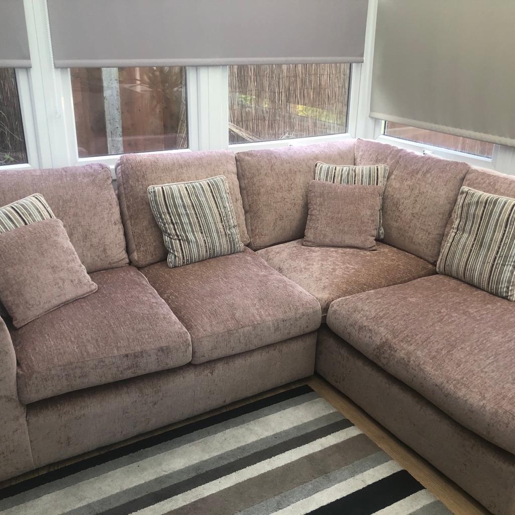 Mink Rt hand corner Sofa in RM8 London for £500.00 for sale | Shpock