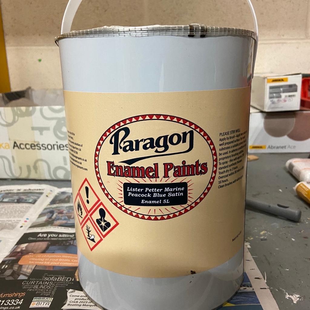 Paragon Metal Paint 5L - Marine Peacock Blue in HP22 Kingsbrook für 75 ...