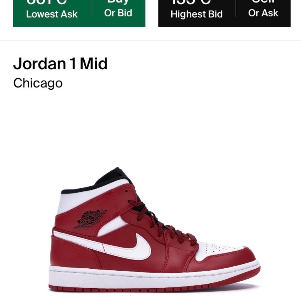 Jordan 1 mid Chicago Gym Red in 09074 Ilartzi/Ghilarza for €120.00 for ...