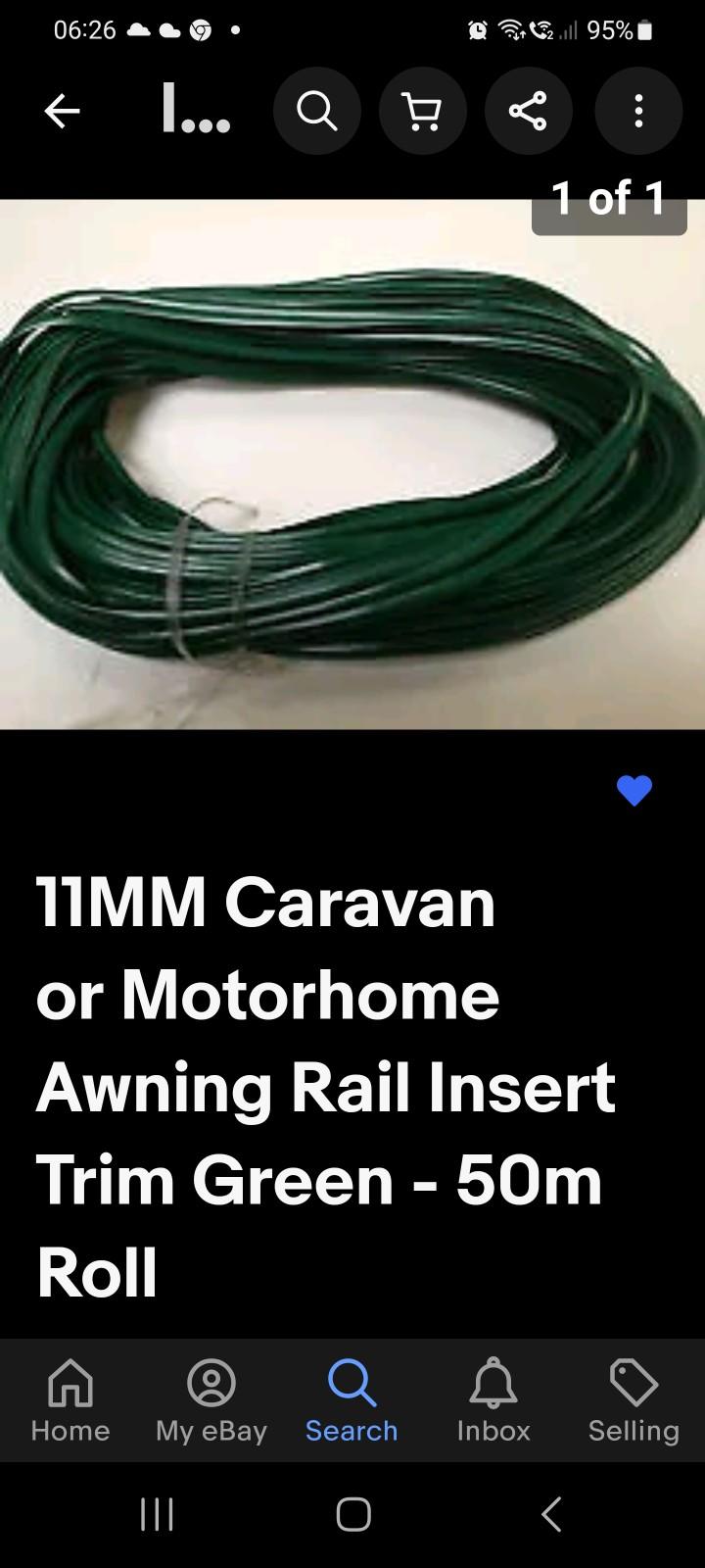 caravan awning rail trim 50 metres in DY8 Stourbridge für 40,00 £ zum ...
