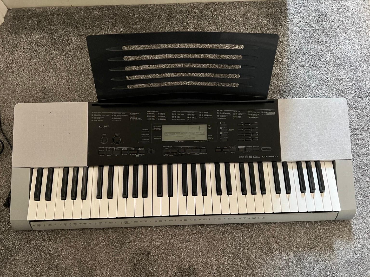 Casio CTK 4200 Electronic Keyboard in M28 Salford for £40.00 for sale ...