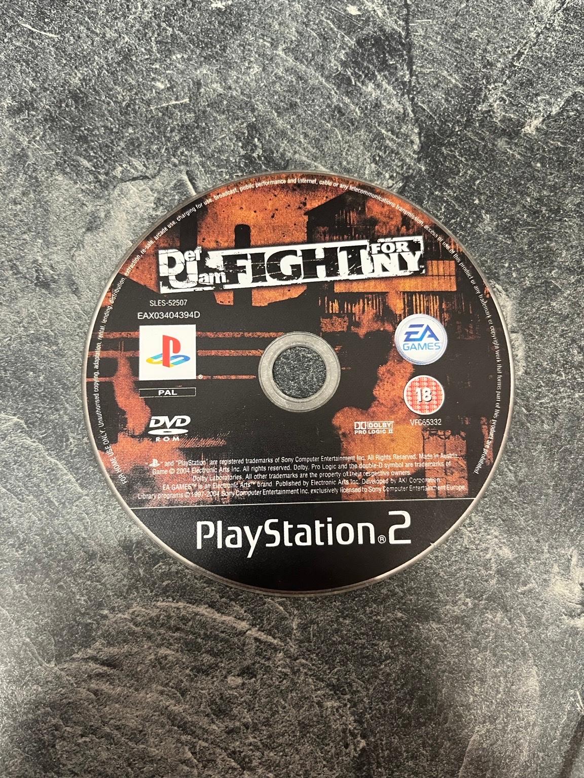Def Jame Fight for NY PS2 Game Disc only in ST11 Stafford für 18,00 ...
