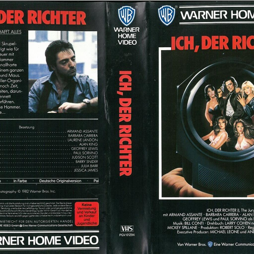 Ich der Richter -Armand Assante-Warner Video in 81673 München für € 4 ...