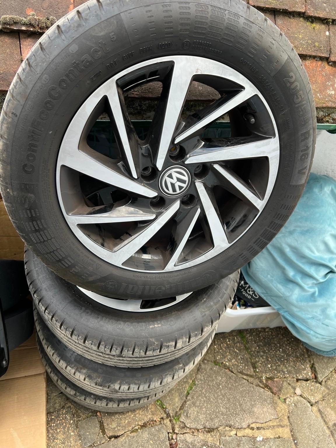 16 INCH WOODSTOCK VW ALLOYS WITH TIRES in KT22 Valley for £595.00 for ...