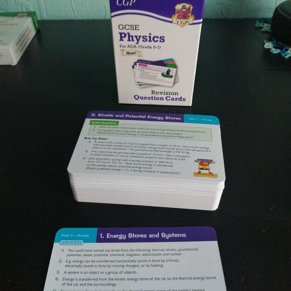 GCSE AQA Physics revision cards in B23 Birmingham für £ 4,50 zum ...