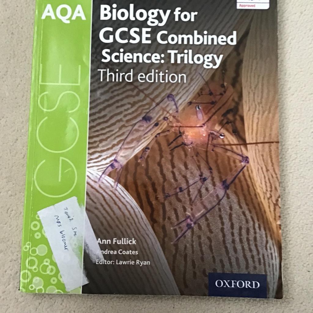 AQA GCSE Combined Science Biology Book in BR8 Swanley for £5.00 for ...
