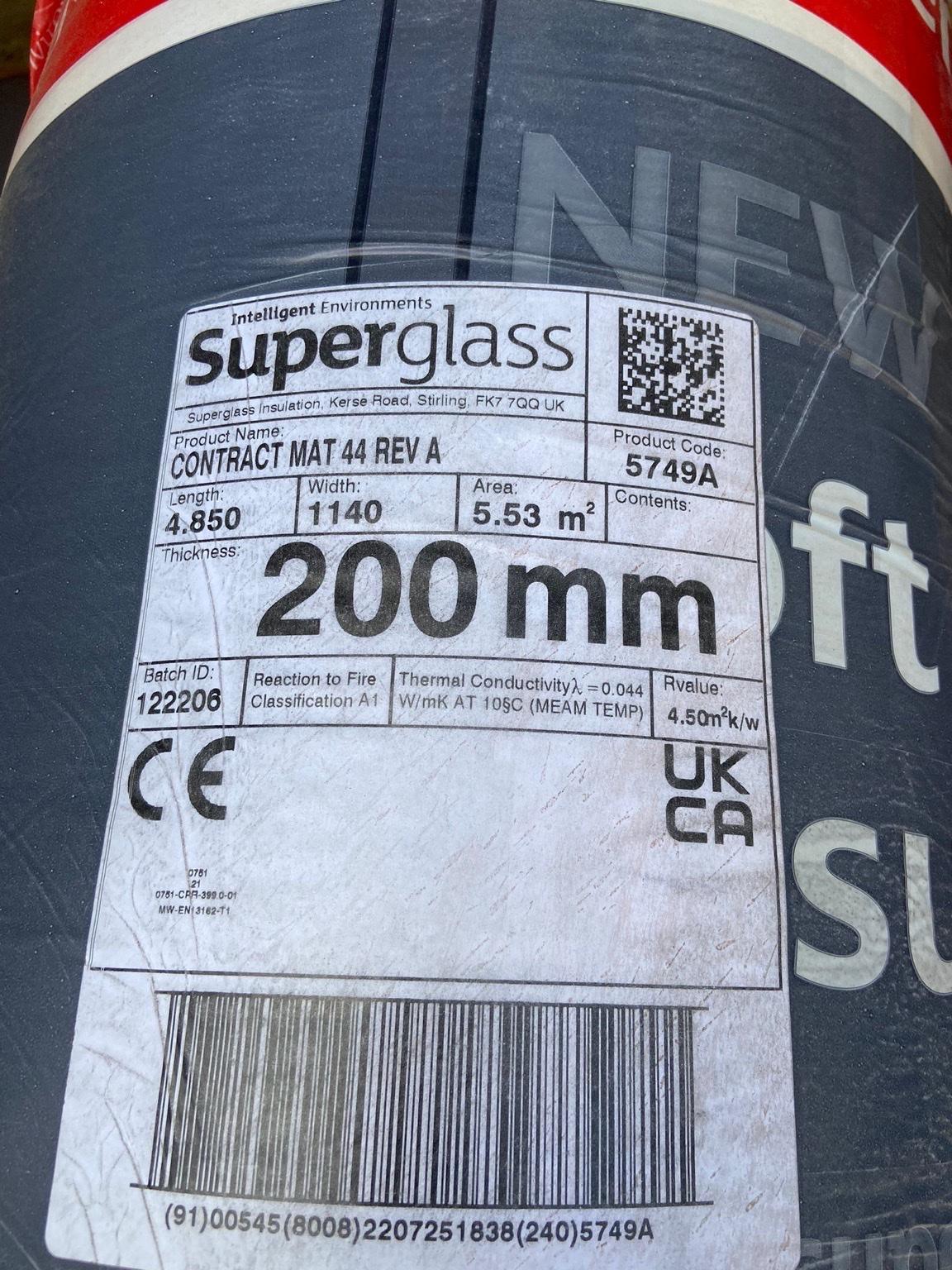 SUPERGLASS LOFT ROLL INSULATION in WS2 Darlaston for £20.00 for sale ...