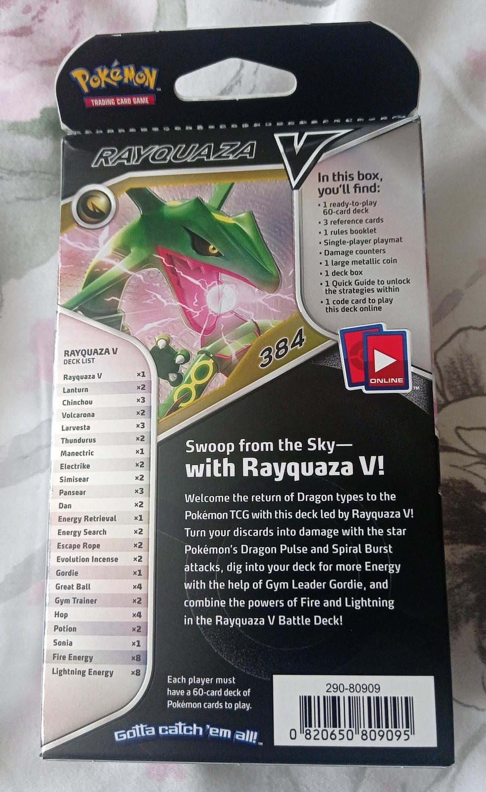 Pokémon TCG: Rayquaza V Battle Deck in E6 London für 9,99 £ zum Verkauf | Shpock DE