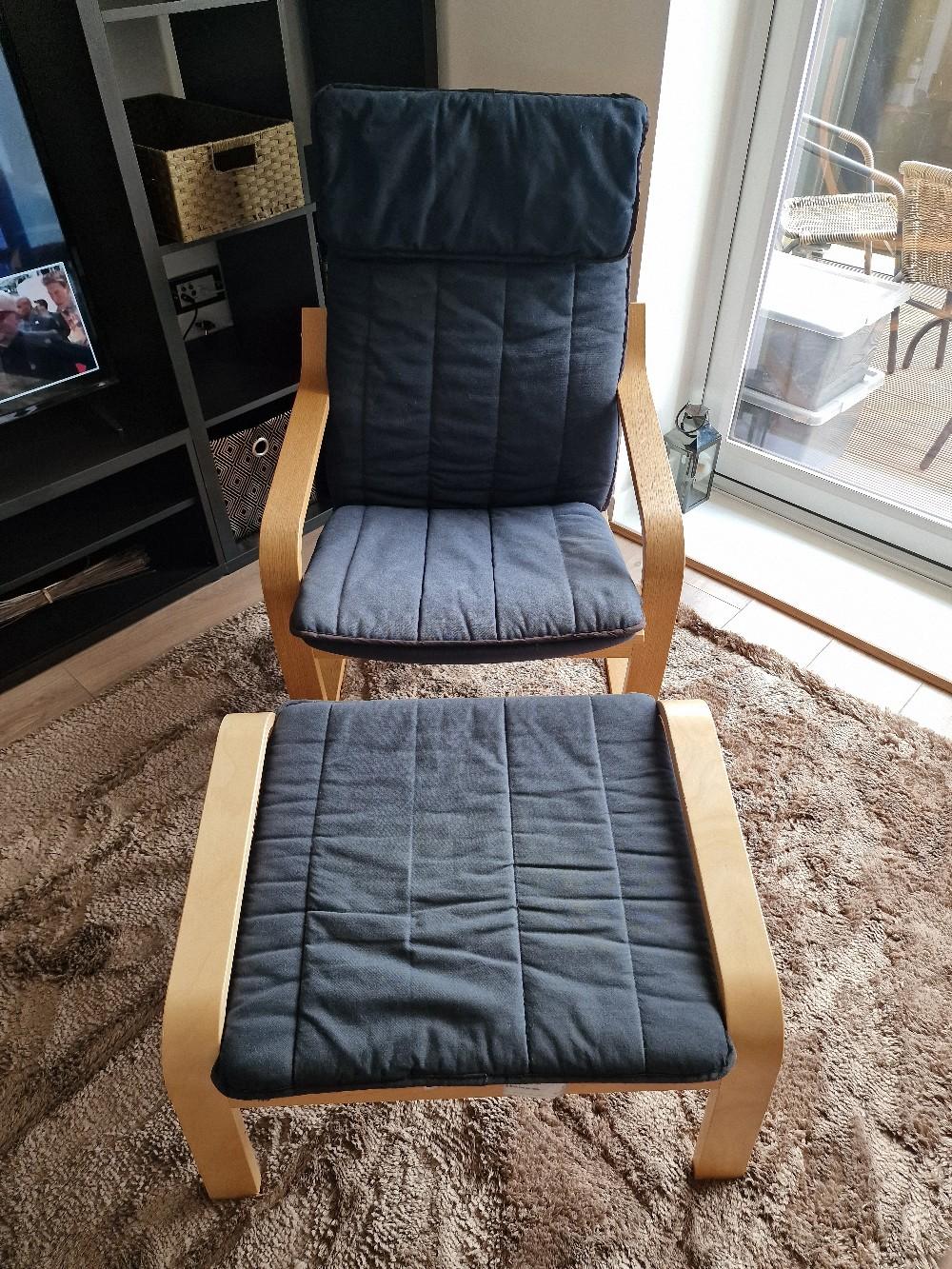 Ikea Arm Chair And Foot Stool In Ig11 London For £10000 For Sale Shpock