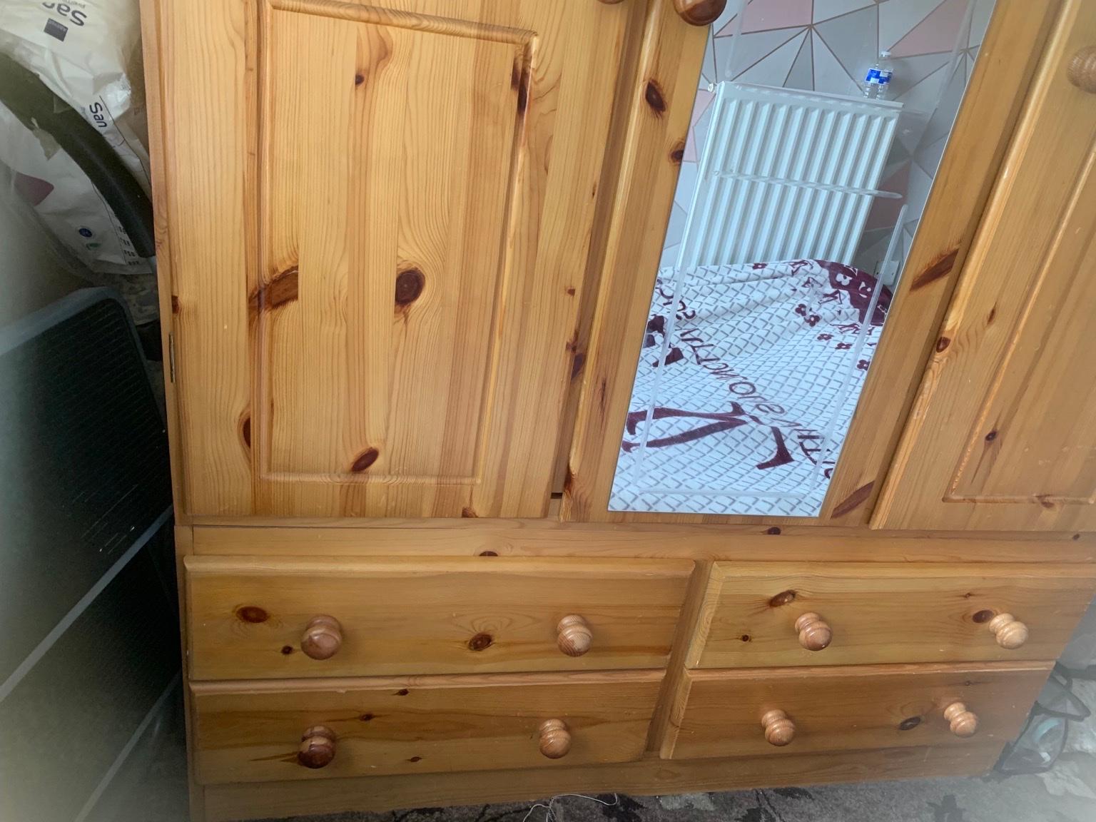 Pine wooden wardrobe in B25 Birmingham for £70.00 for sale | Shpock