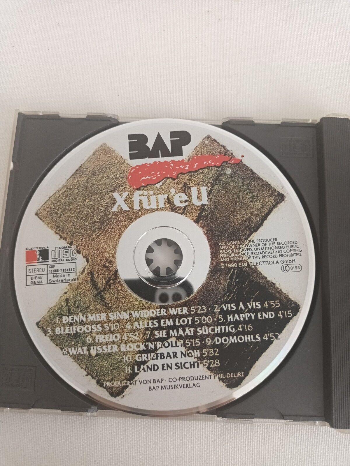 Bap - X für E' U - 1990, CD Album, Electrola, in 45259 Essen für € 2,00 ...