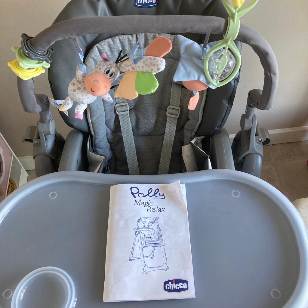 Chicco Polly Magic Relax Highchair in DE55 Derbyshire for £50.00 for sale | Shpock