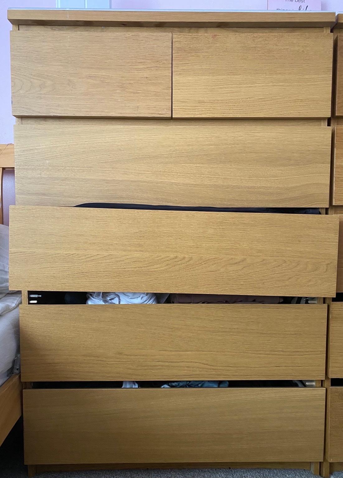 IKEA malm oak chest of drawers in E1 London für gratis zum Verkauf ...
