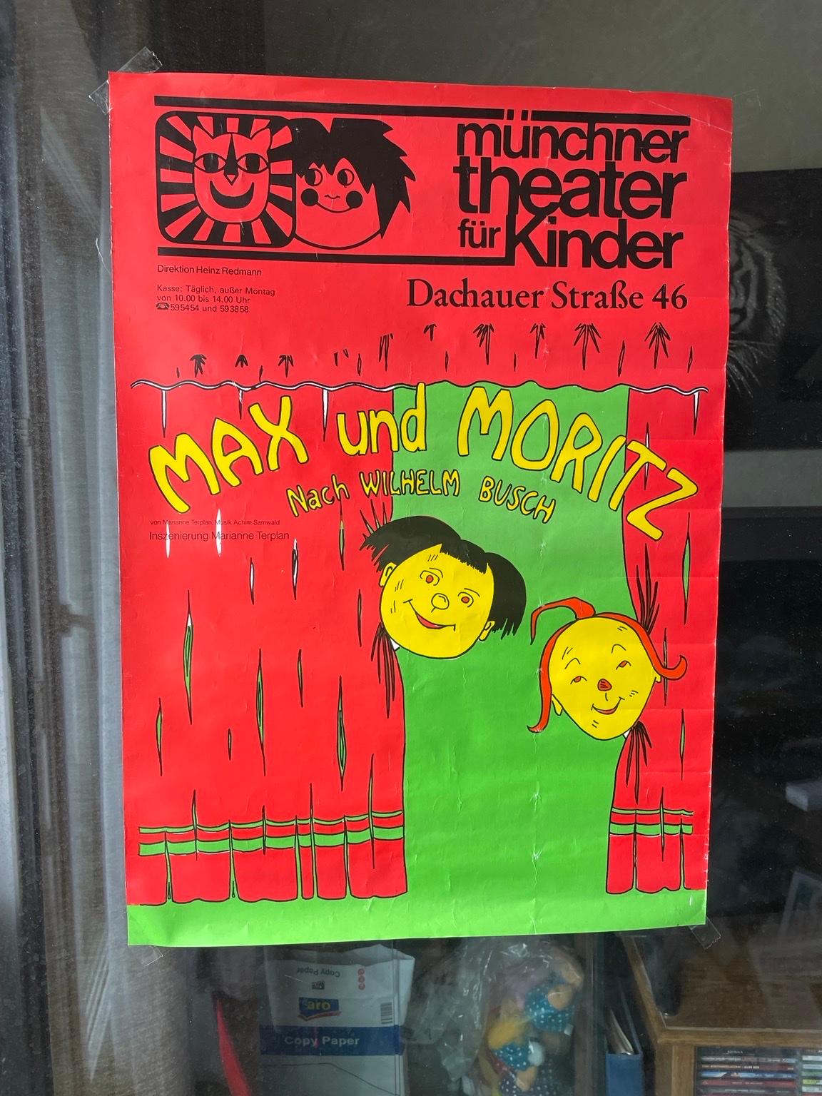 POSTER ,,MAX und MORITZ“ in 85232 Unterbachern für 10,00 € zum Verkauf ...