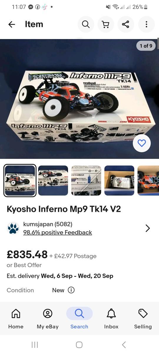 Kyosho inferno MP9 nitro in DY9 Dudley für 450,00 £ zum Verkauf | Shpock DE