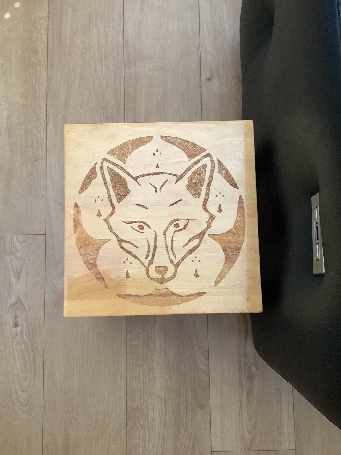 WOODEN LCFC side table. in LE18 Wigston for £15.00 for sale | Shpock