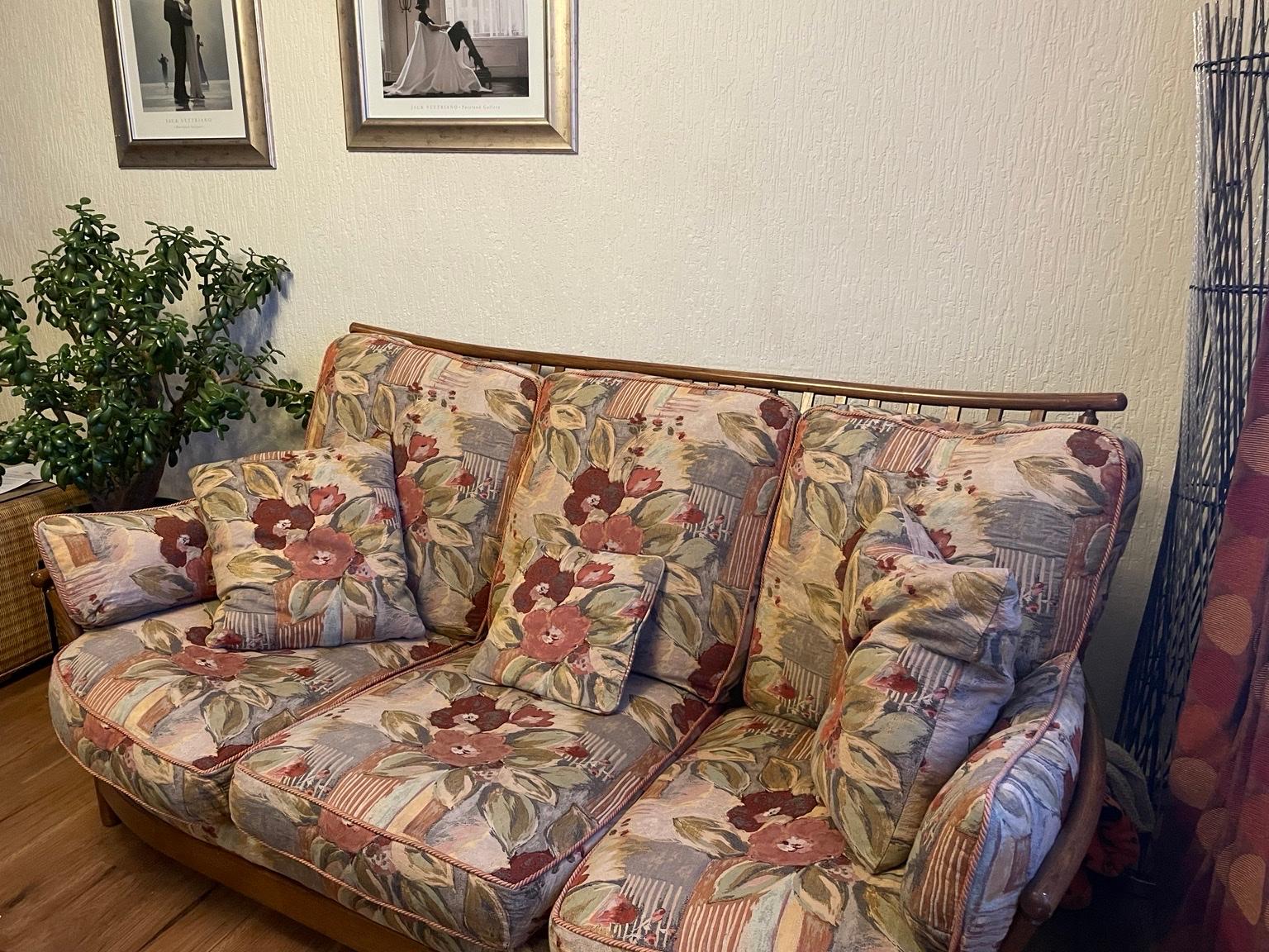 Ercol Renaissance 3 seat sofa & cuddle chair in WV11 Wolverhampton for ...