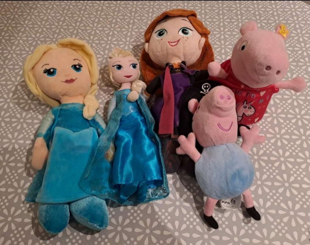 5 Stk. Puppen Frozen Anna Elsa und Peppa Wutz in 3300 Gemeinde ...