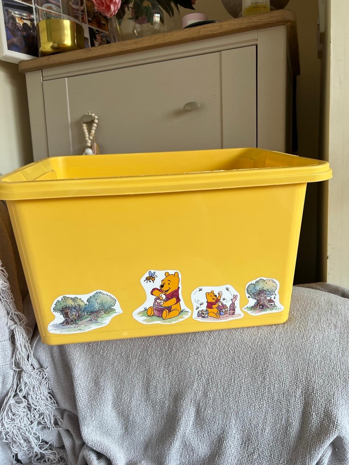 Winnie The Pooh Strong Toy Box in DH5 Sunderland for £4.00 for sale ...