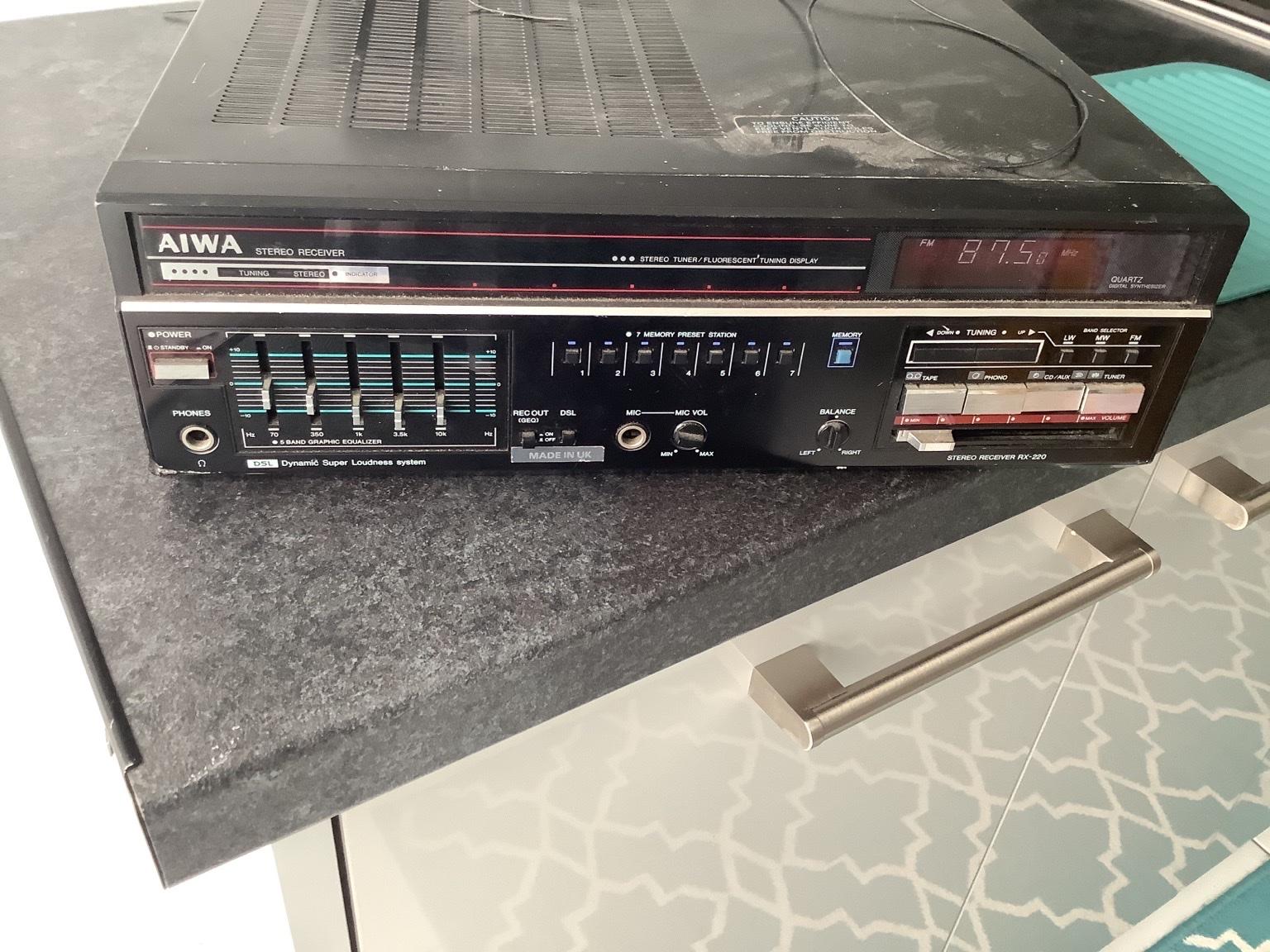 Aiwa stereo receiver tuner amplifier RX-220k in B33 Birmingham for £110 ...