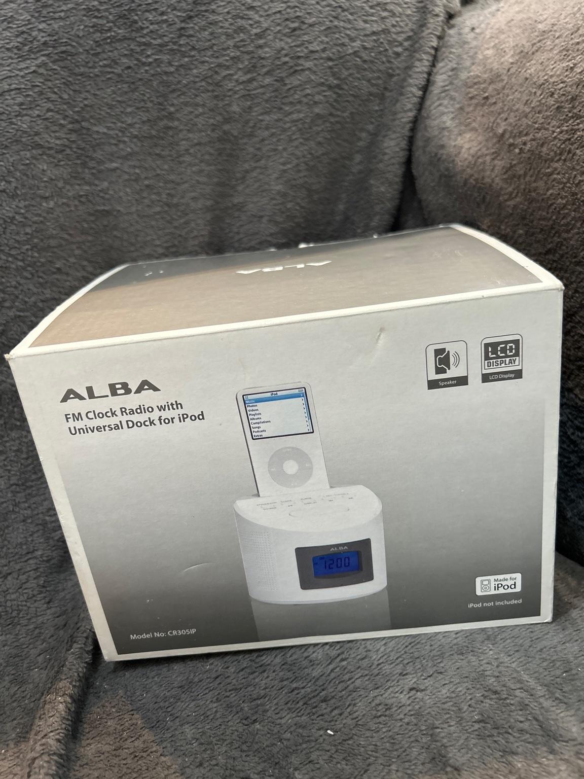 ALBA FM clock radio & universal dock in B75 Birmingham for £4.00 for ...