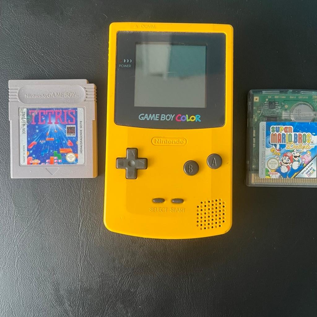 Gameboy Color Gelb ink Tetris & Super Mario in 76133 Karlsruhe für € ...