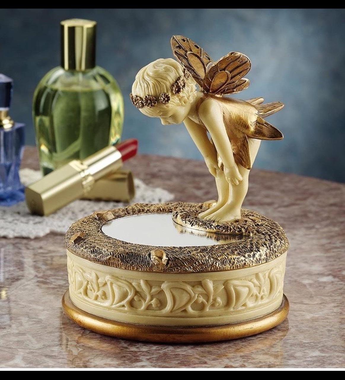 Pretty Fairy Mirror Trinket Box New in SO18 Southampton for £12.00 for ...