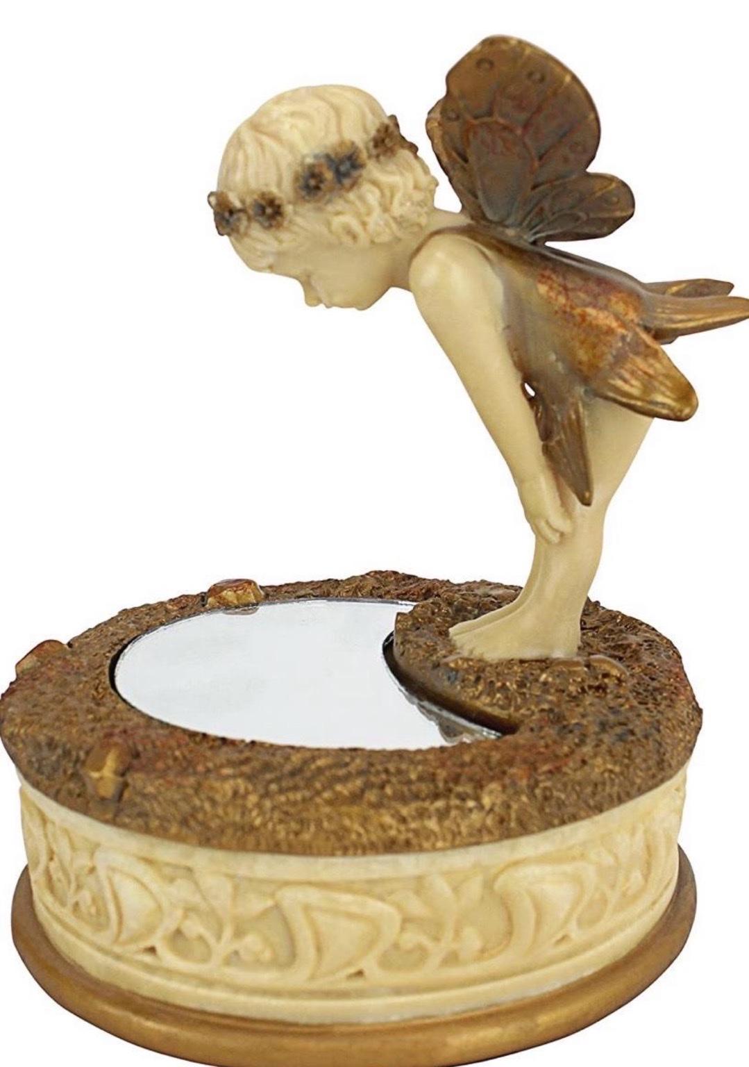 Pretty Fairy Mirror Trinket Box New in SO18 Southampton for £12.00 for ...