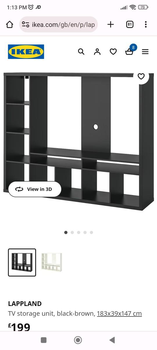 IKEA storage cube TV unit in UB7 London für £ 100,00 zum Verkauf ...