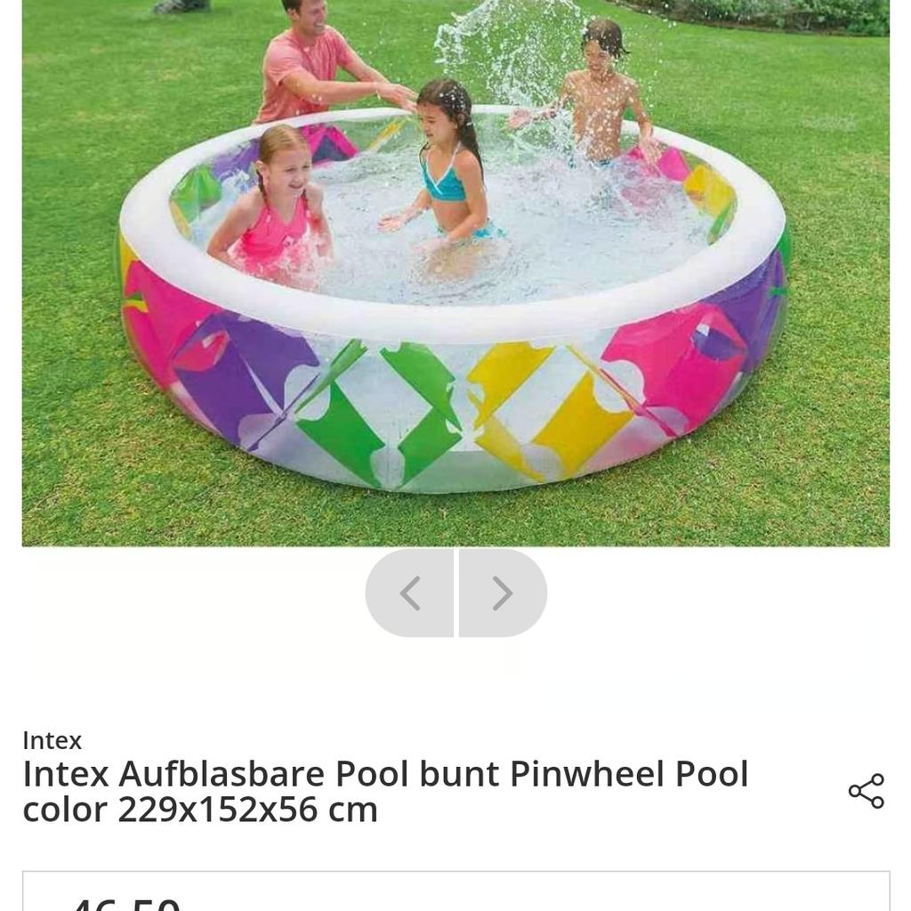 Intex Aufblasbare Pool bunt Pinwheel Pool in 6890 Marktgemeinde ...