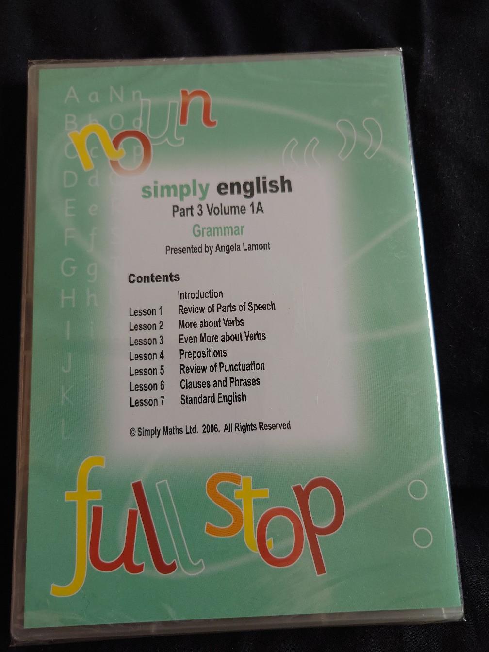 Simply English part 3 volume 1A DVD in LE11 Charnwood for £1.00 for sale | Shpock